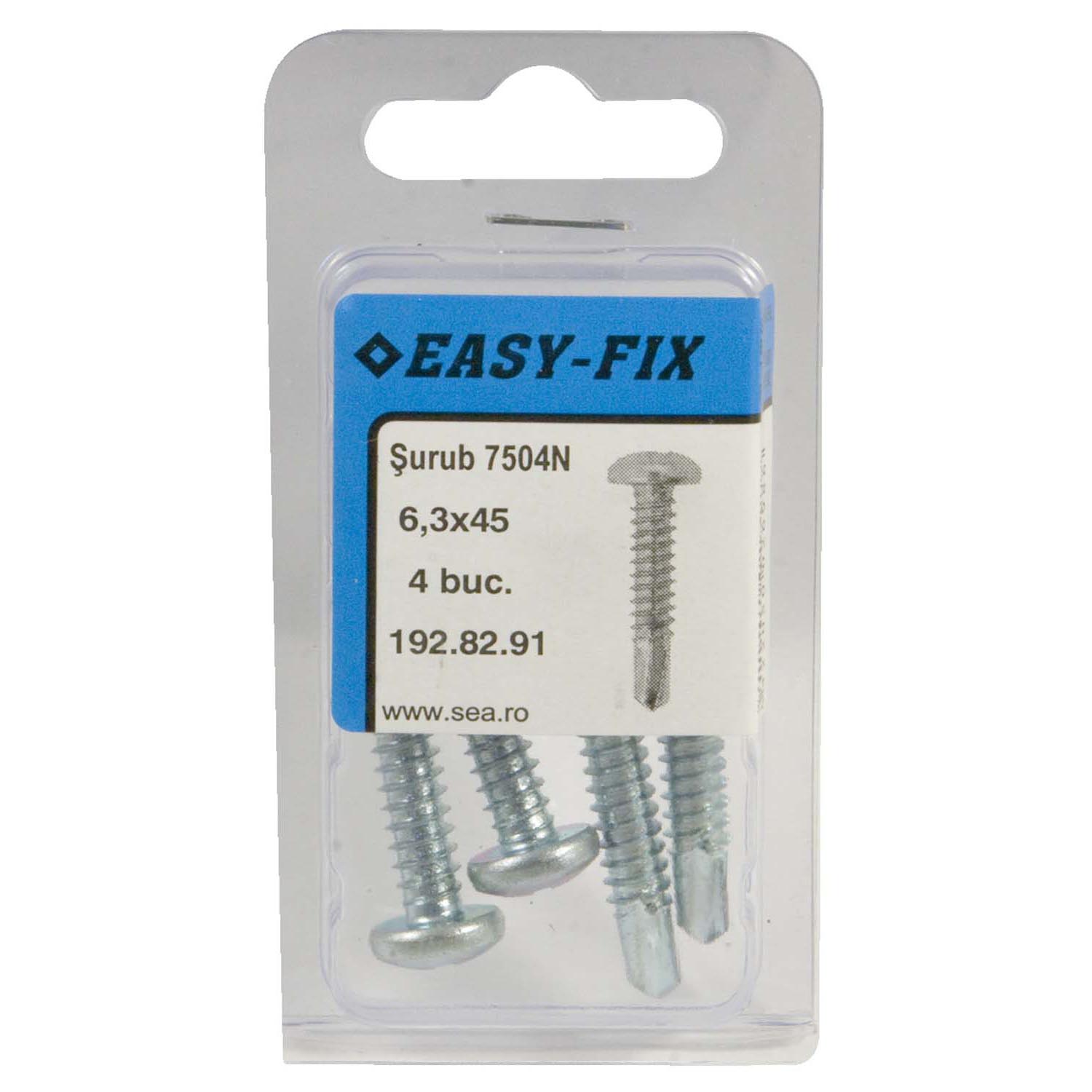 Şurub autoforant cap bombat DIN 7504N - 6,3x 45 ZA PH3 - EasyFix