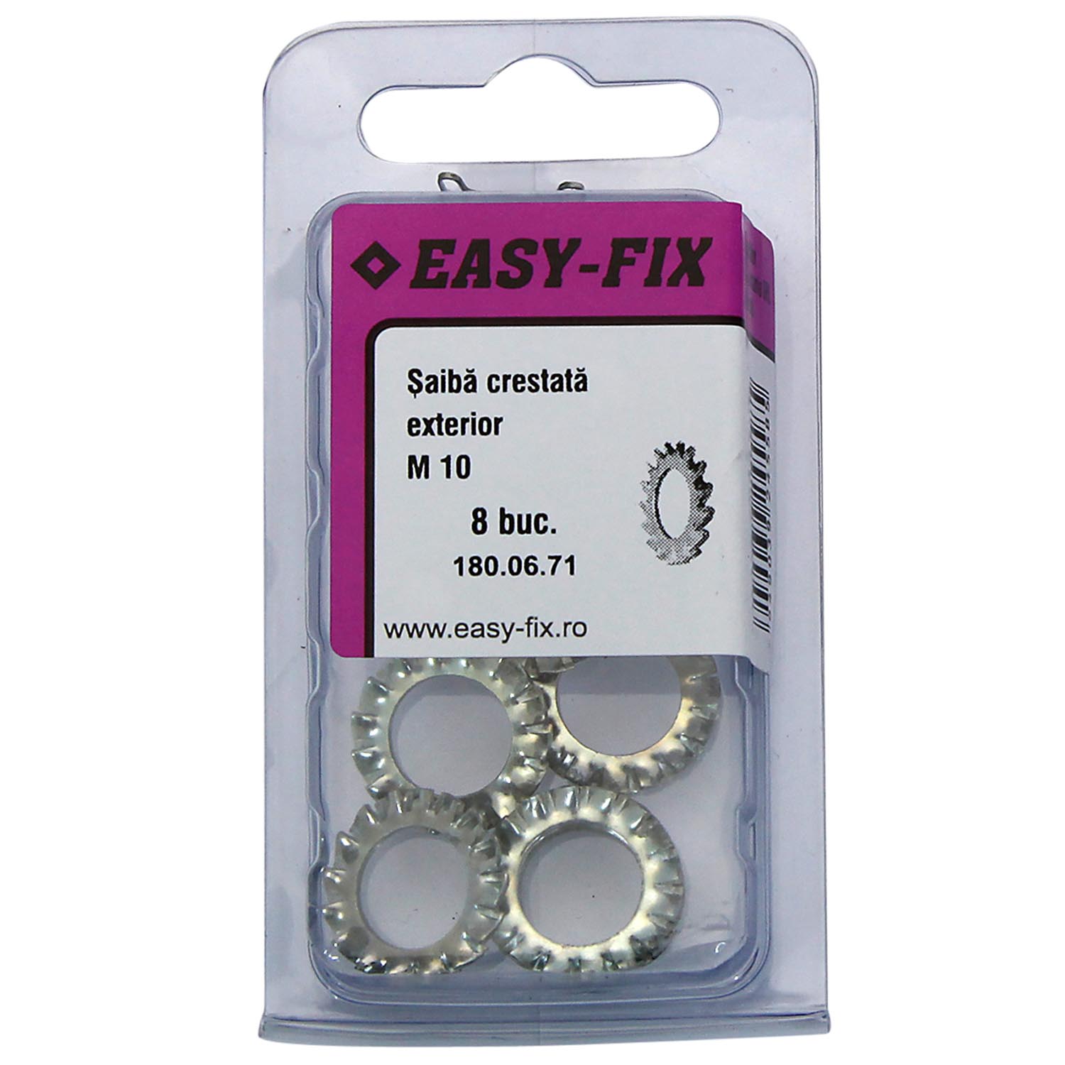 Şaibe elastice crestate ext DIN 6798 A - M 10 ZA - EasyFix