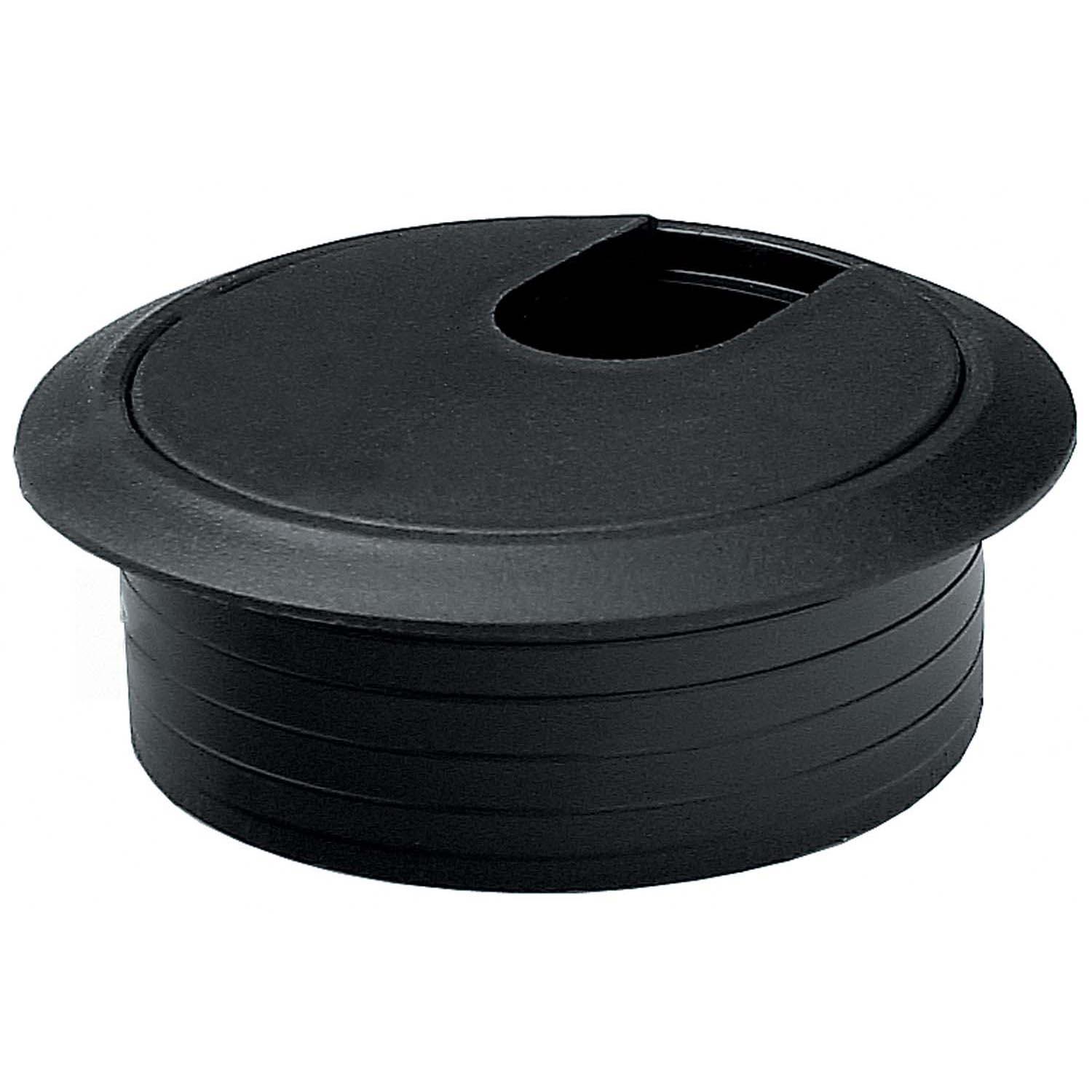 Trecere pentru cabluri Ø 60 mm H=20mm - Negră - EasyFix