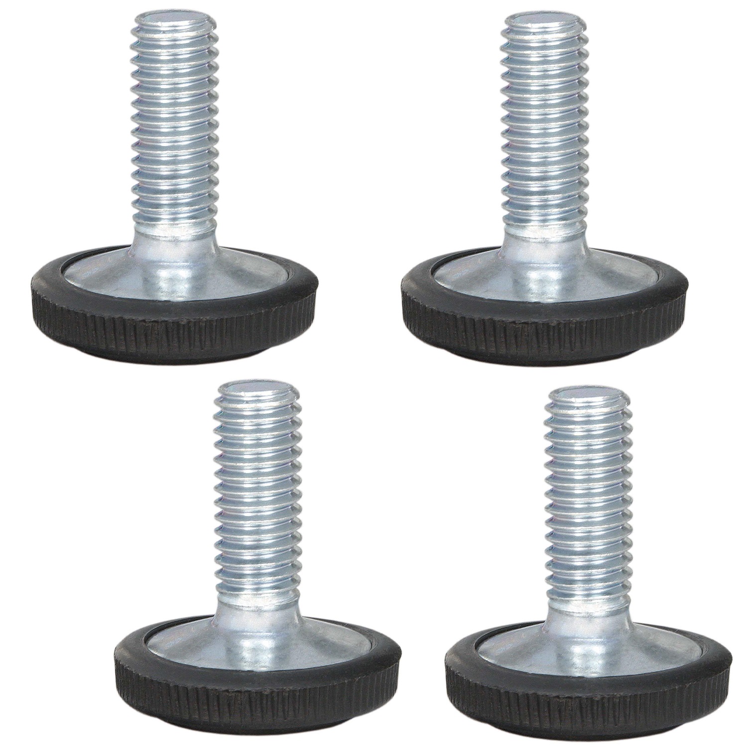 Picior reglabil cu şurub M10x25, Ø32 - Negru - EasyFix
