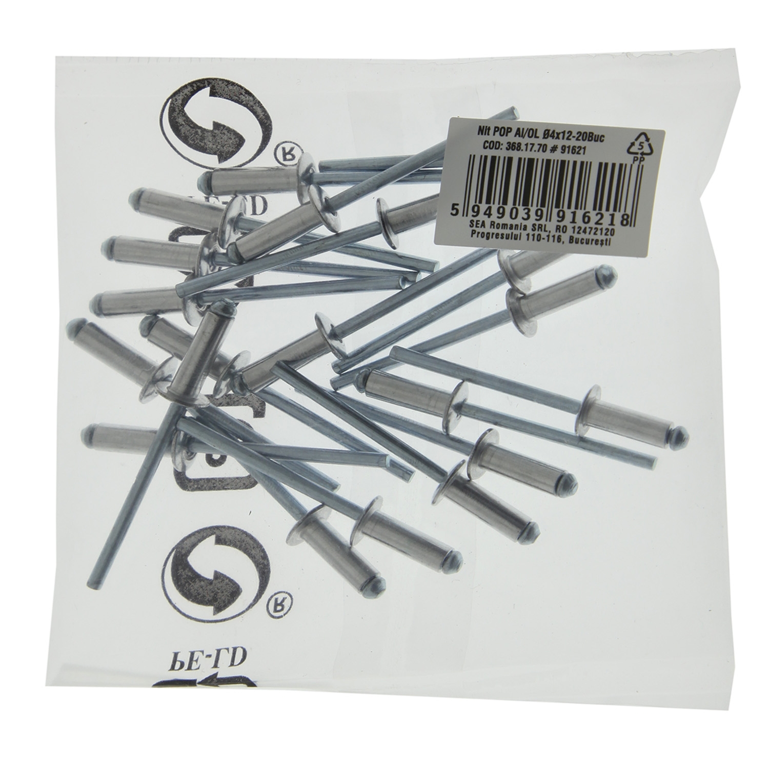 Nituri POP standard AL/Oţel - Ø 4,0x12,0 mm -SRC - EasyFix